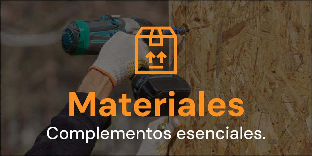 Materiales y accesorios adicionales que complementan tus paneles SIP