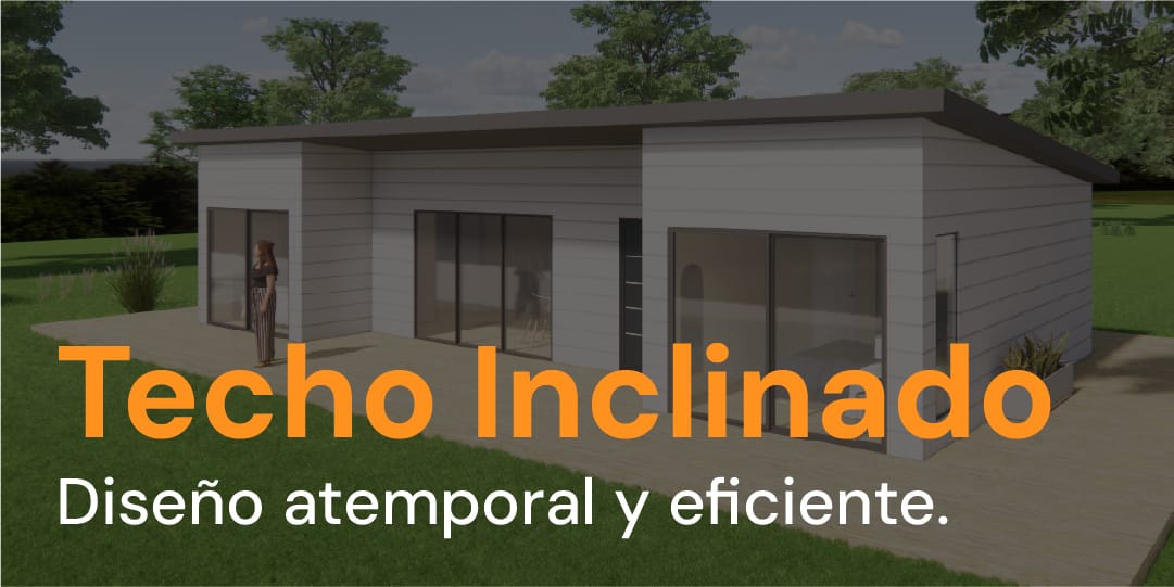 Casa Prefabricada de Techo Inclinado | Megapanel con Paneles SIP ...